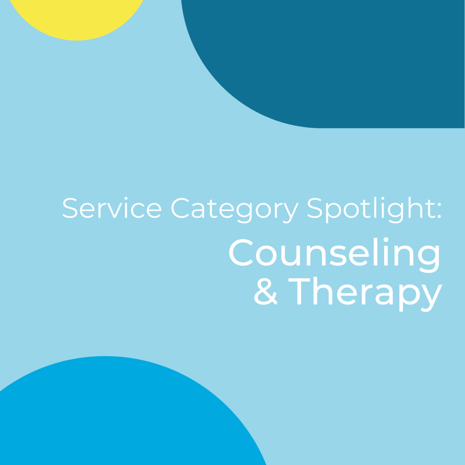Service Category Spotlight: Counseling and Therapy - Clarvida